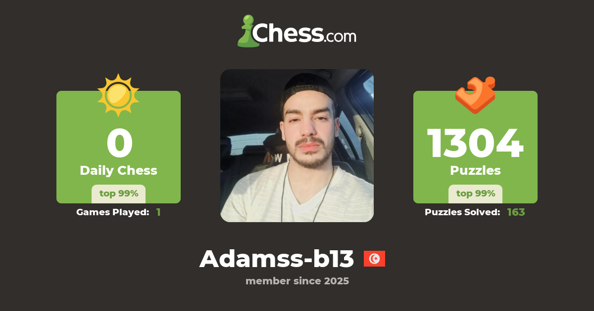 Adem Ben Nasser (Adamss-b13) - Chess Profile - Chess.com