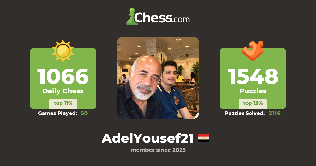AdelYousef21 - Chess Profile - Chess.com