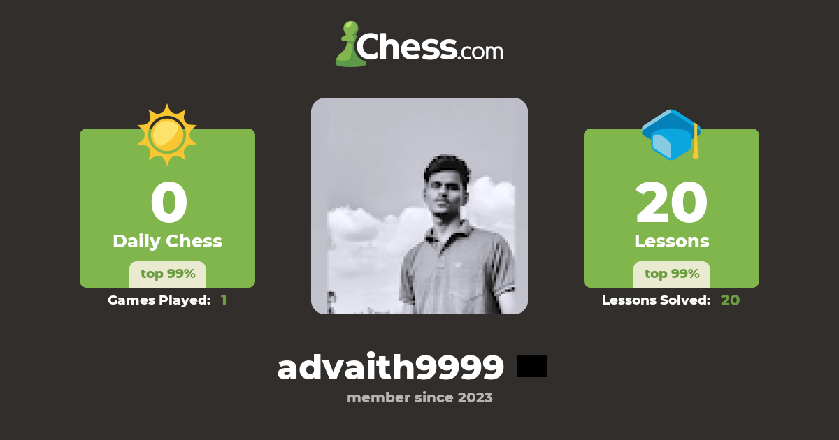 Advaith G (advaith9999) - Chess Profile - Chess.com