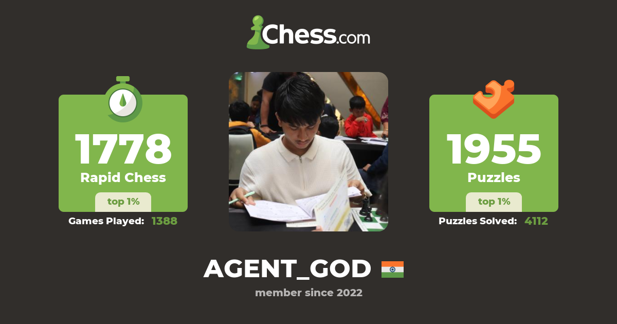 Tuhin (AGENT_GOD) - Chess Profile - Chess.com