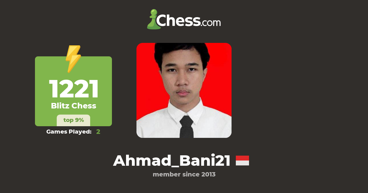 Bani STAN (Ahmad_Bani21) - Chess Profile - Chess.com