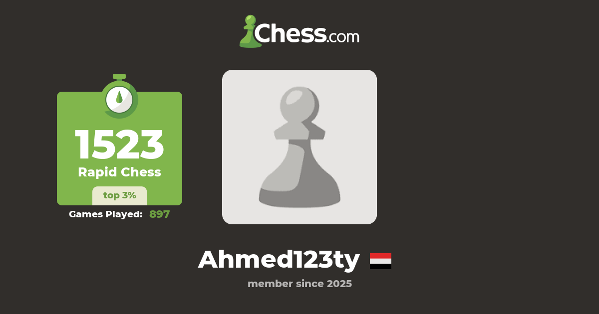 Ahmed123ty - Chess Profile - Chess.com