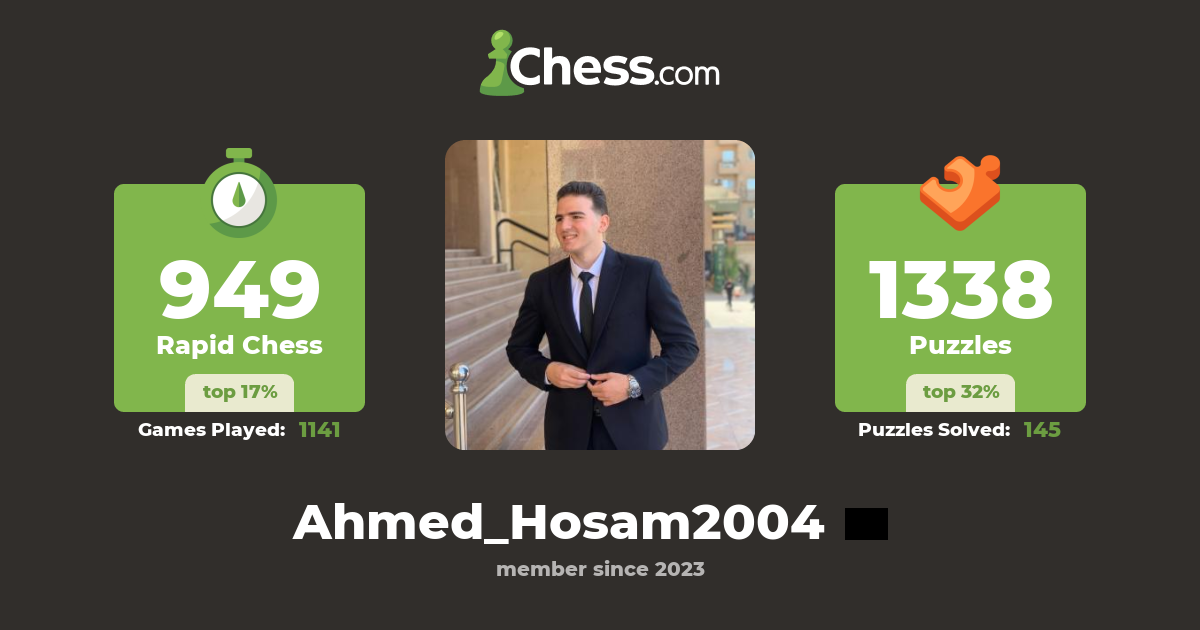 Ahmed Hosam (Ahmed_Hosam2004) - Chess Profile - Chess.com