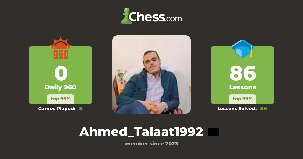 Ahmed Talat (Ahmed_Talaat1992) - Chess Profile - Chess.com