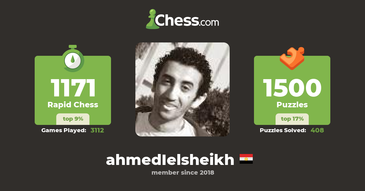 Ahmed Elsheikh (ahmedIelsheikh) - Chess Profile - Chess.com
