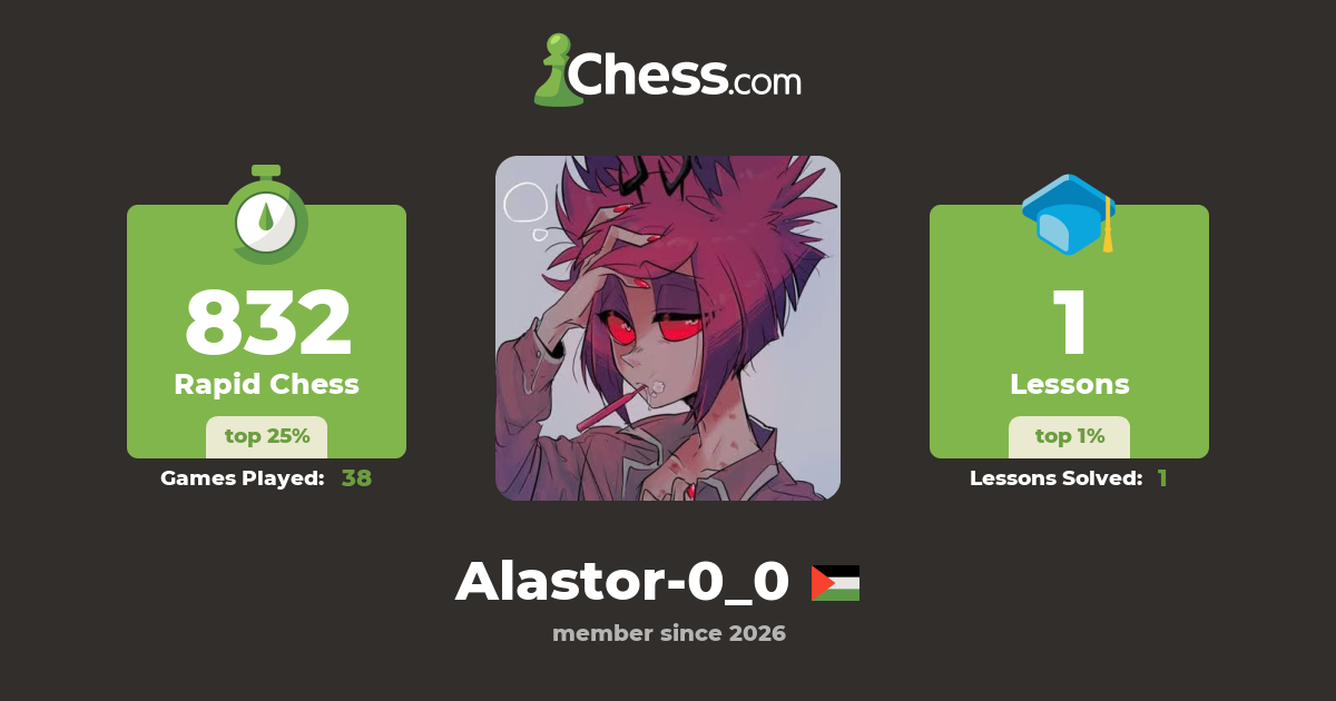 Radio demon (Alastor-0_0) - Chess Profile - Chess.com