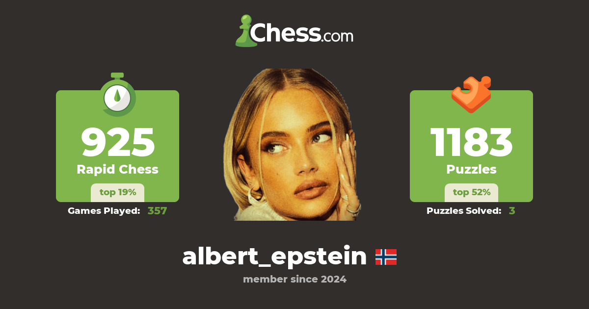 albert epstein (albert_epstein) - Chess Profile - Chess.com
