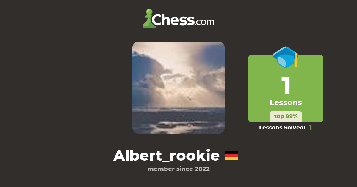 albert zzy (Albert_rookie) - Chess Profile - Chess.com