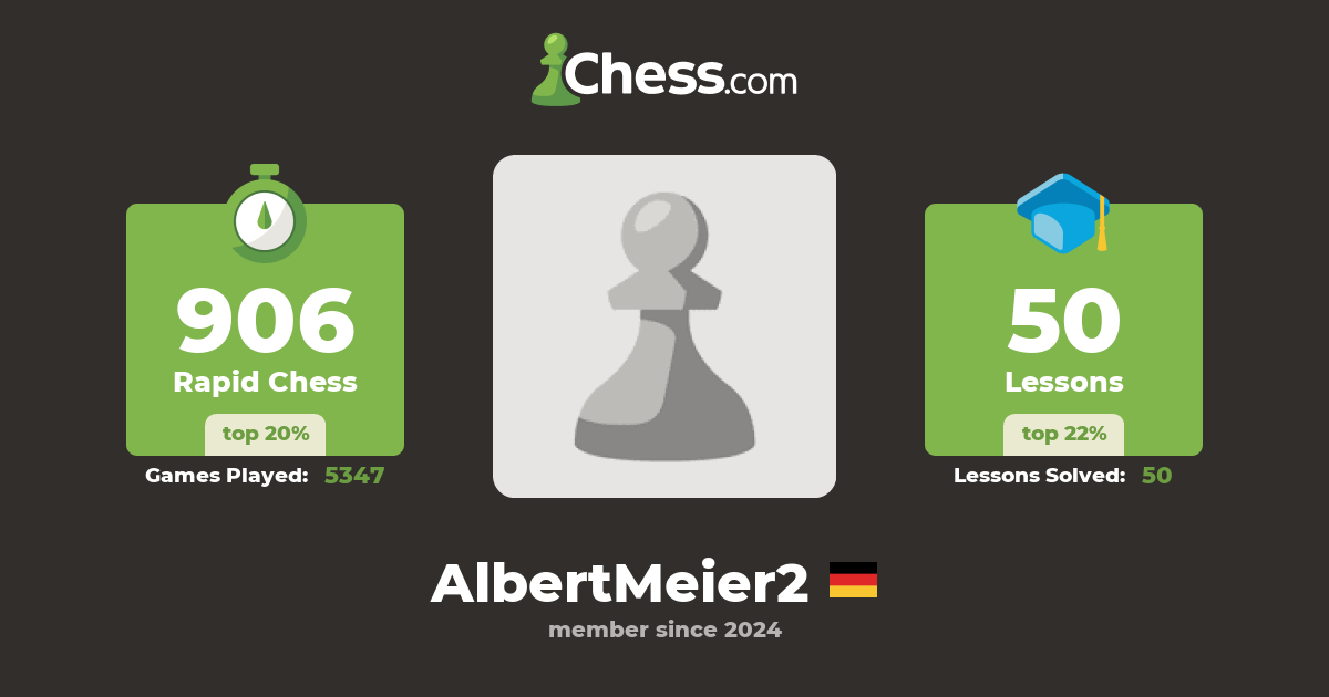 AlbertMeier2 - Chess Profile - Chess.com