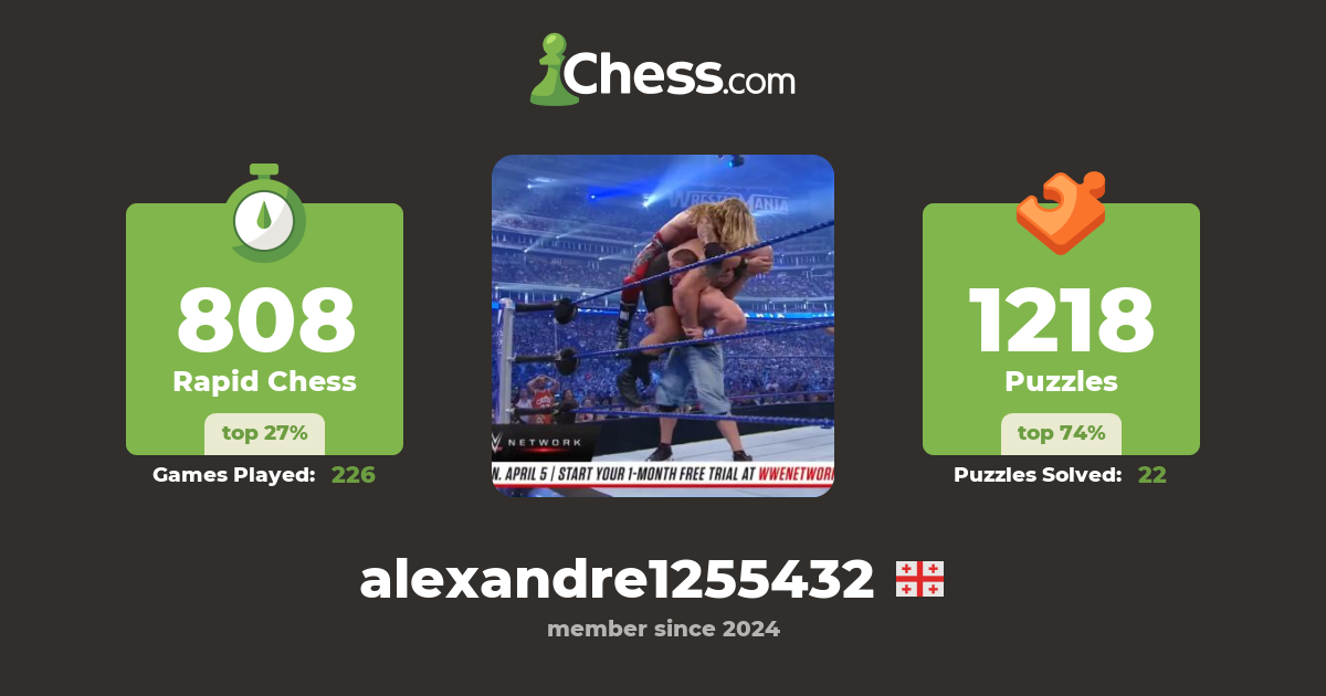 alexandre1255432 - Chess Profile - Chess.com