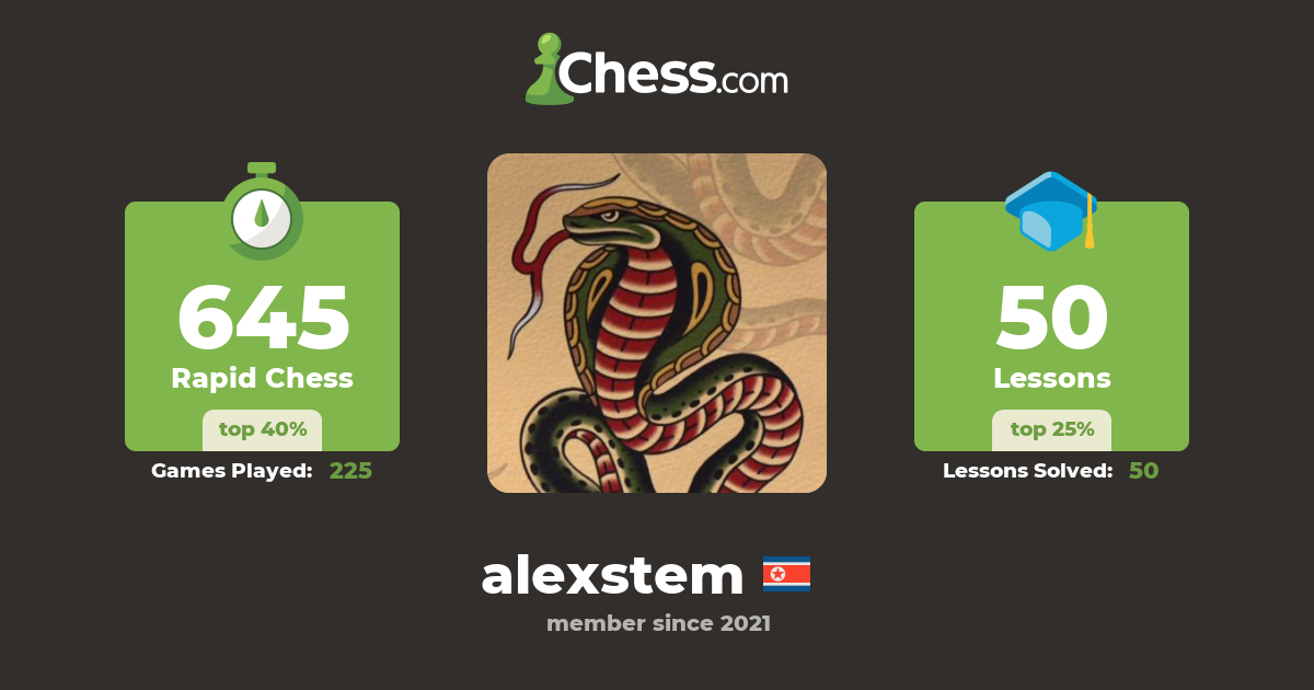 Alex (alexstem) - Chess Profile - Chess.com