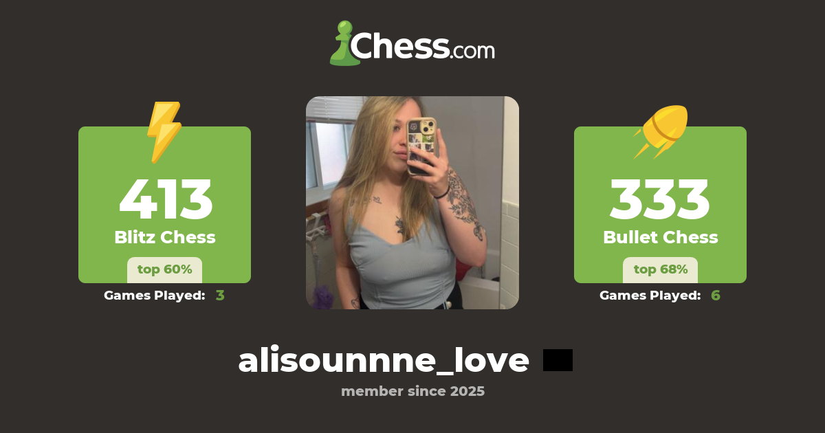 Alison Morris (alisounnne_love) - Chess Profile - Chess.com