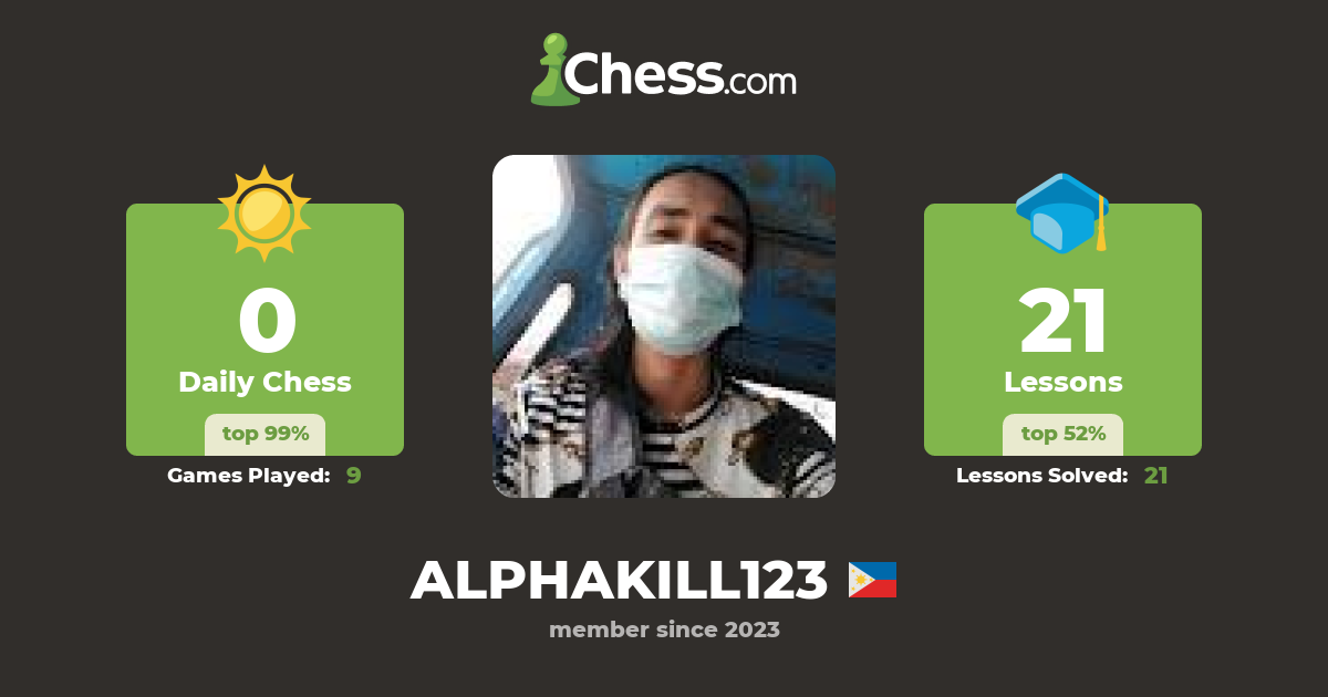 Dexter Gilbuena (ALPHAKILL123) - Chess Profile - Chess.com