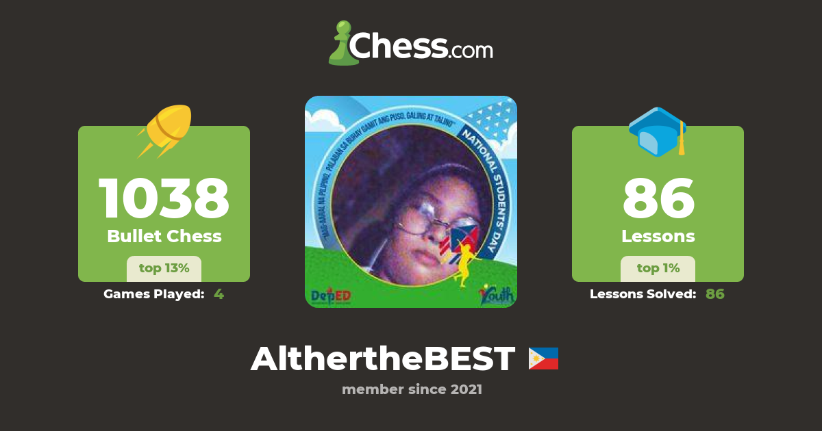 Allan Terence Ventura (AlthertheBEST) - Chess Profile - Chess.com