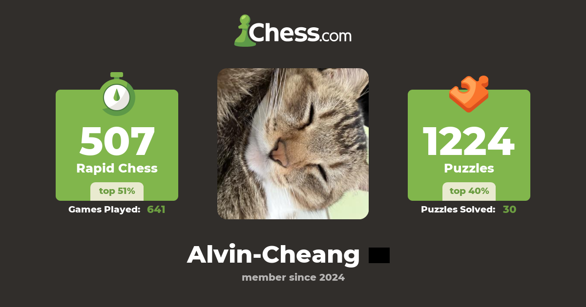 cheang ka keong (Alvin-Cheang) - Chess Profile - Chess.com