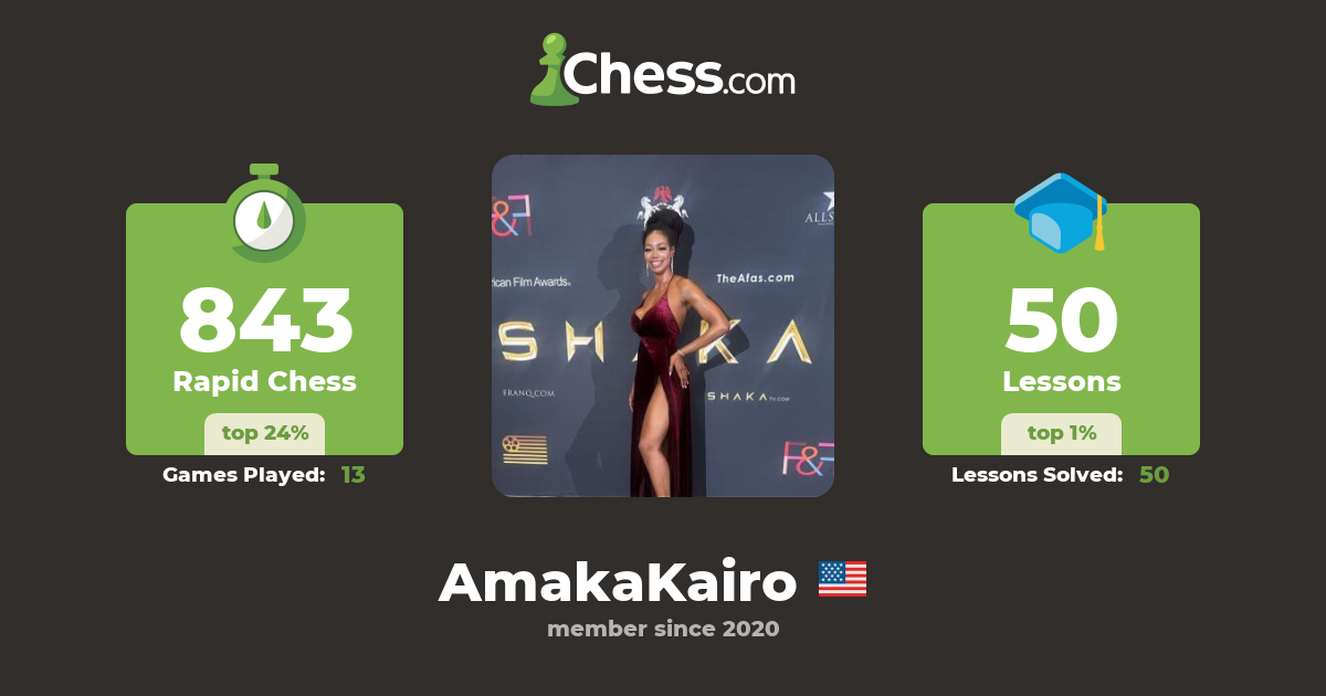 Amaka Kai’ro (AmakaKairo) - Chess Profile - Chess.com