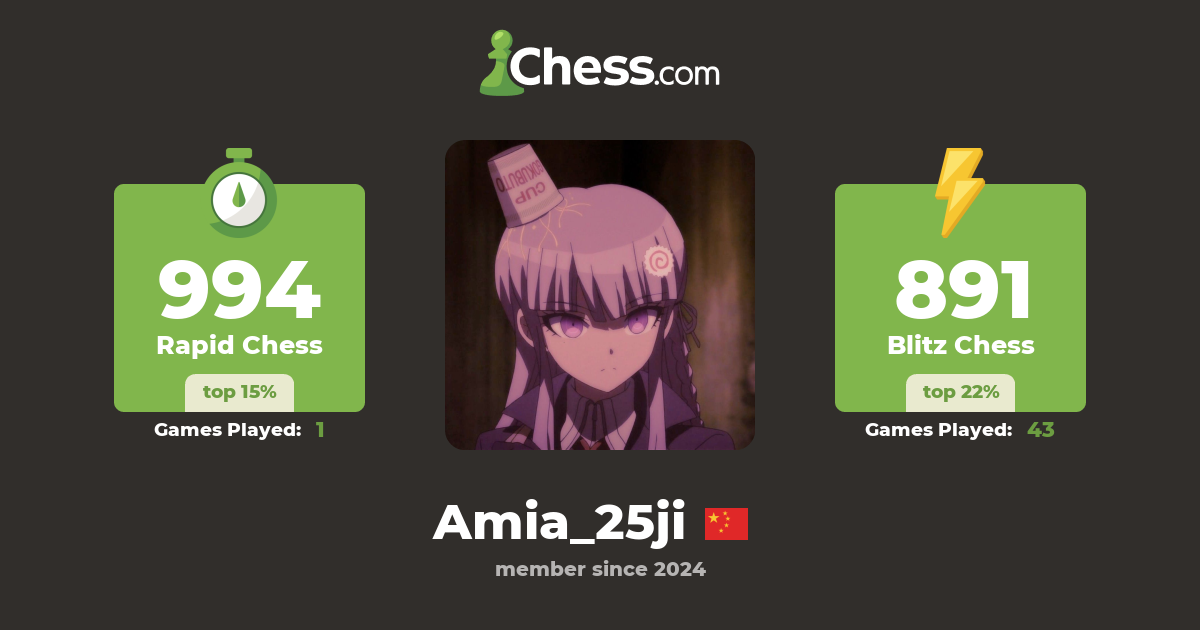 Amia_25ji - Chess Profile - Chess.com