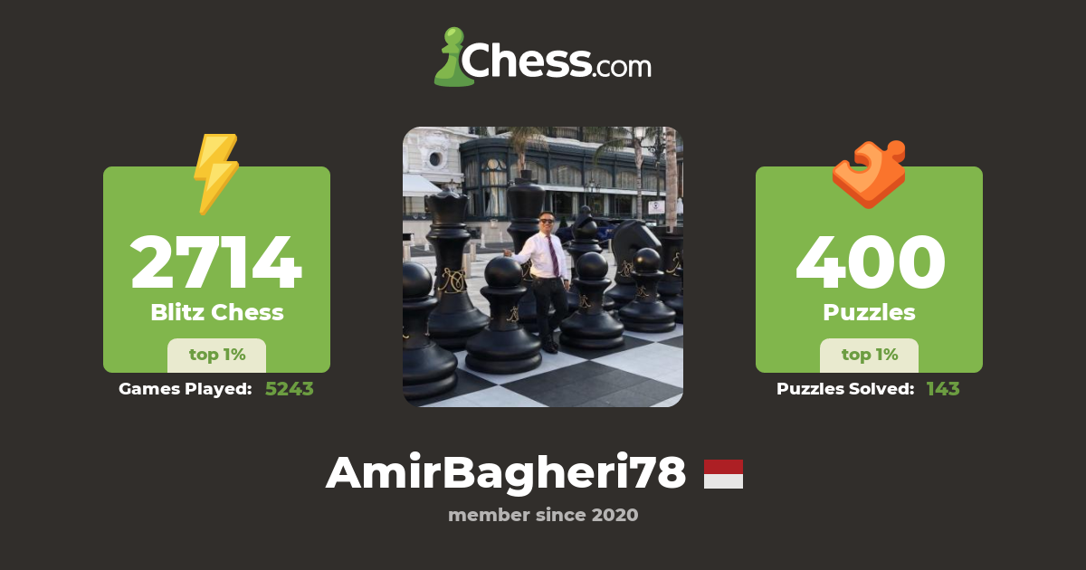 GM Amir Bagheri (AmirBagheri78) - Chess Profile - Chess.com