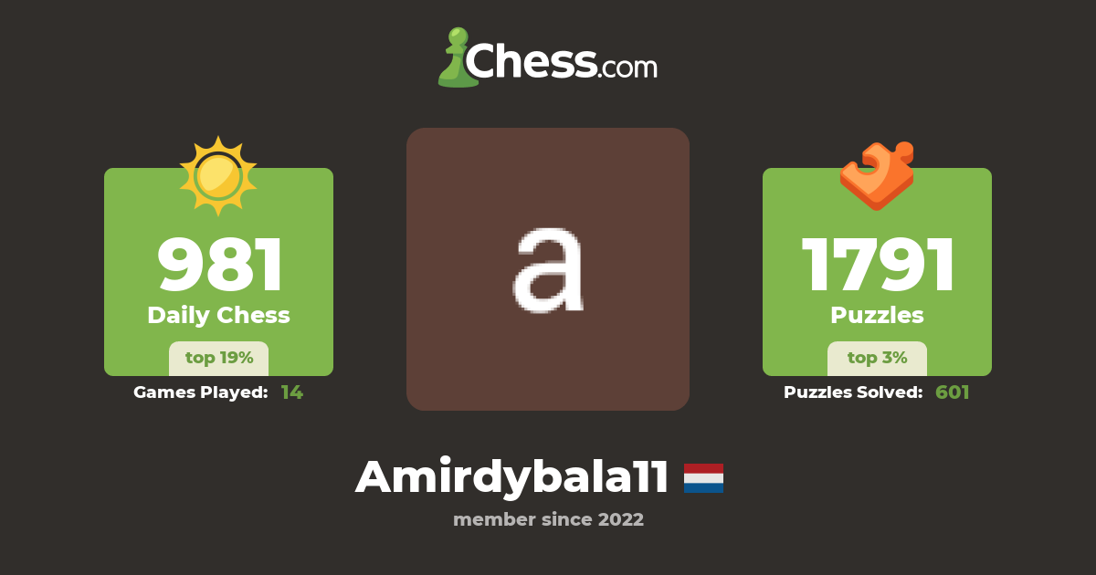 adaqd qwqwe (Amirdybala11) - Chess Profile - Chess.com