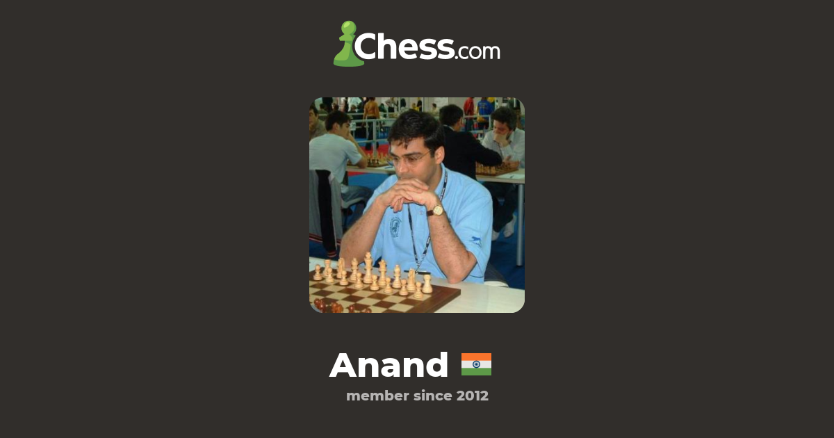 GM Viswanathan Anand (Anand) - Chess Profile - Chess.com