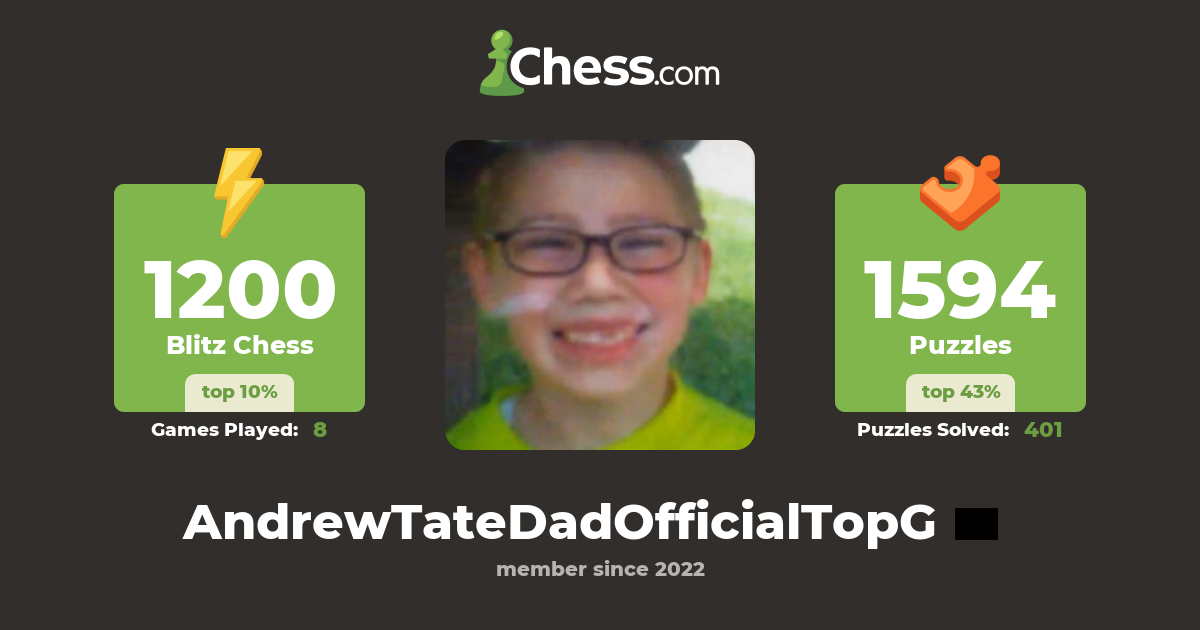 Emory Tate (AndrewTateDadOfficialTopG) - Chess Profile - Chess.com