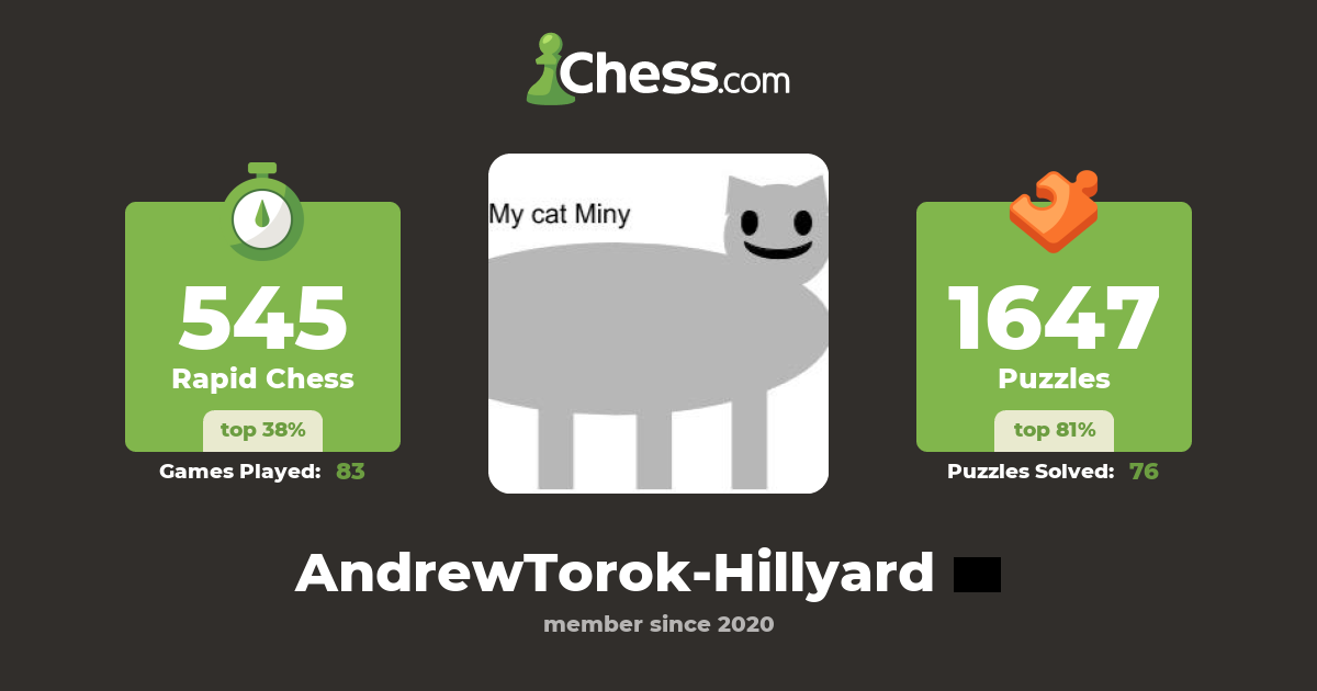 Andrew Torok-Hillyard (AndrewTorok-Hillyard) - Chess Profile - Chess.com