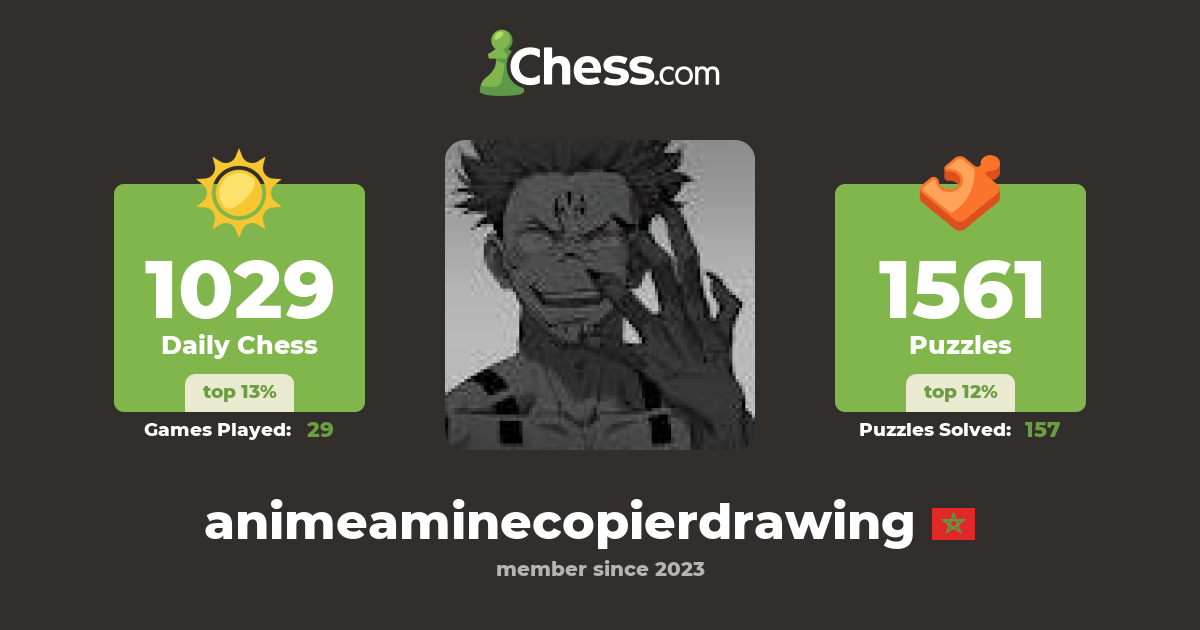 anime amine copier drawing (animeaminecopierdrawing) - Chess Profile ...