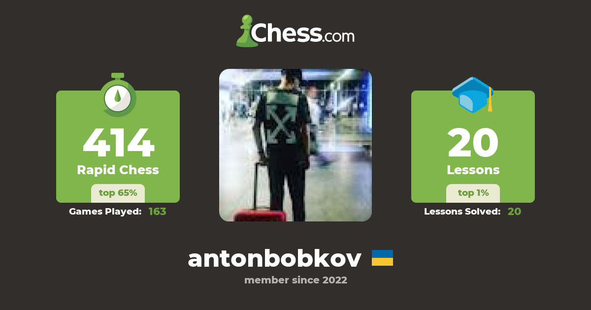 Anton Bobkov (antonbobkov) - Chess Profile - Chess.com