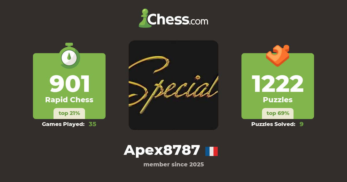 chess com (Apex8787) - Chess Profile - Chess.com