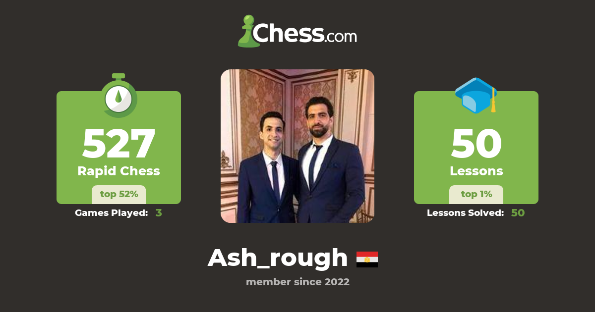 Ashraf Samir (Ash_rough) - Chess Profile - Chess.com