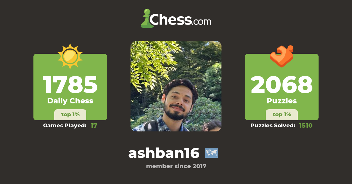Ash Ban (ashban16) - Chess Profile - Chess.com
