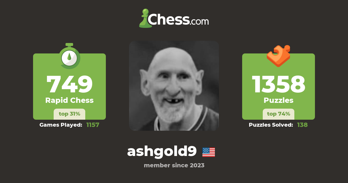 Asher Goldstein (ashgold9) - Chess Profile - Chess.com