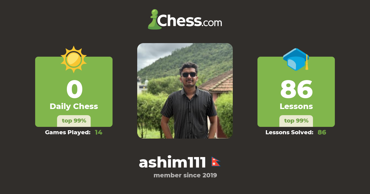 Ashim Khanal (ashim111) - Chess Profile - Chess.com