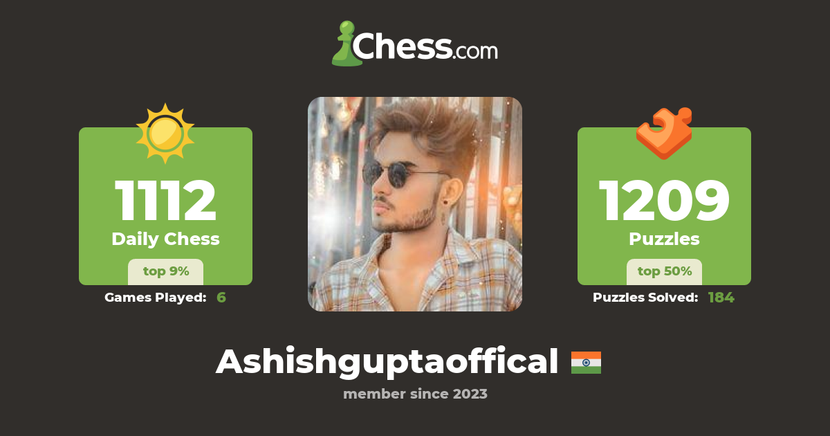 Ashishguptaoffical - Chess Profile - Chess.com