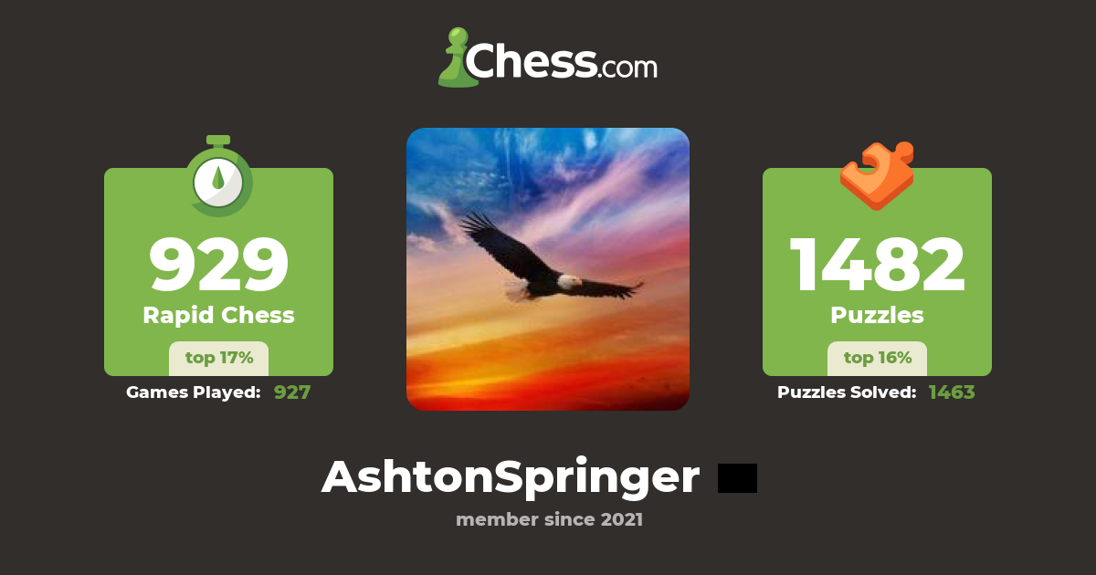 Ashton Springer (AshtonSpringer) - Chess Profile - Chess.com