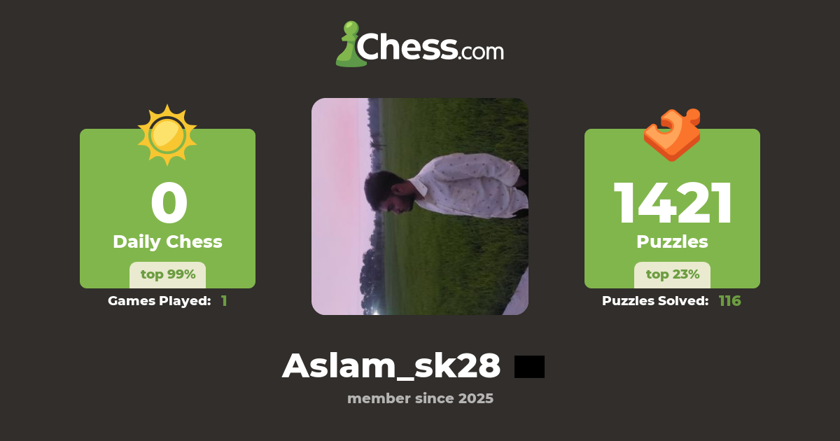 Aslam Sk (Aslam_sk28) - Chess Profile - Chess.com