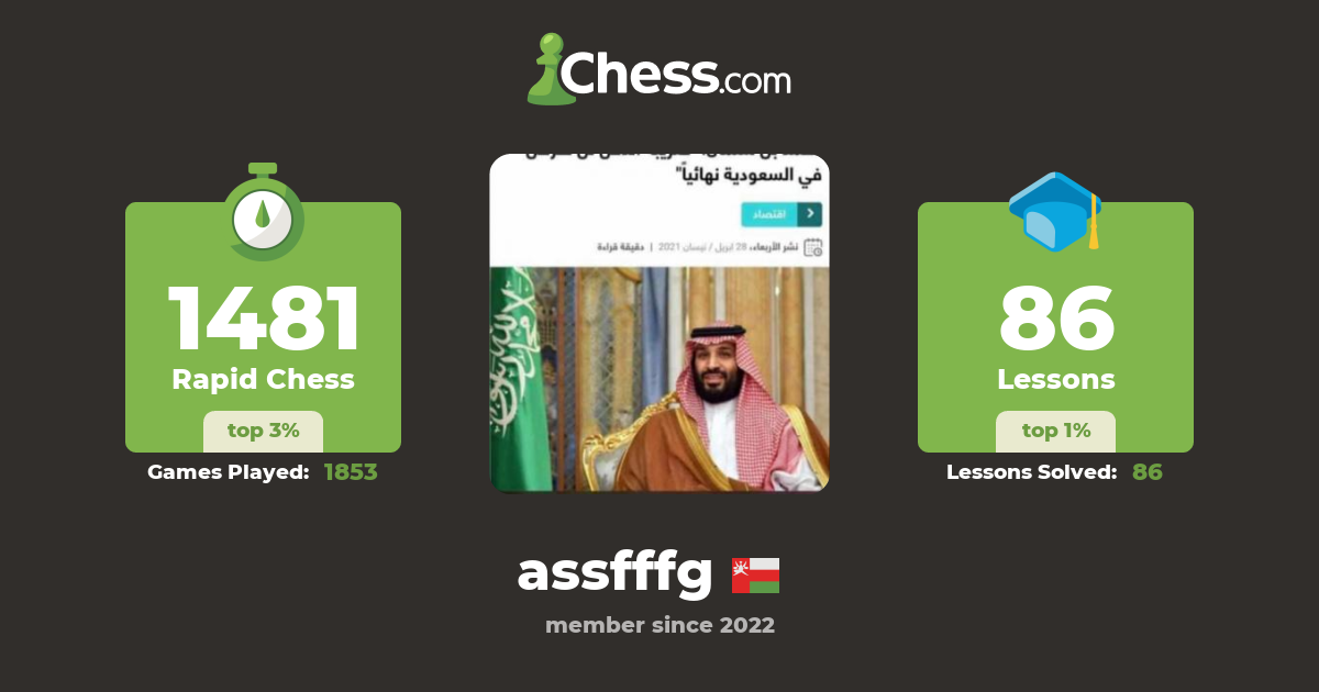 عبدالله محمد (assfffg) - Chess Profile - Chess.com