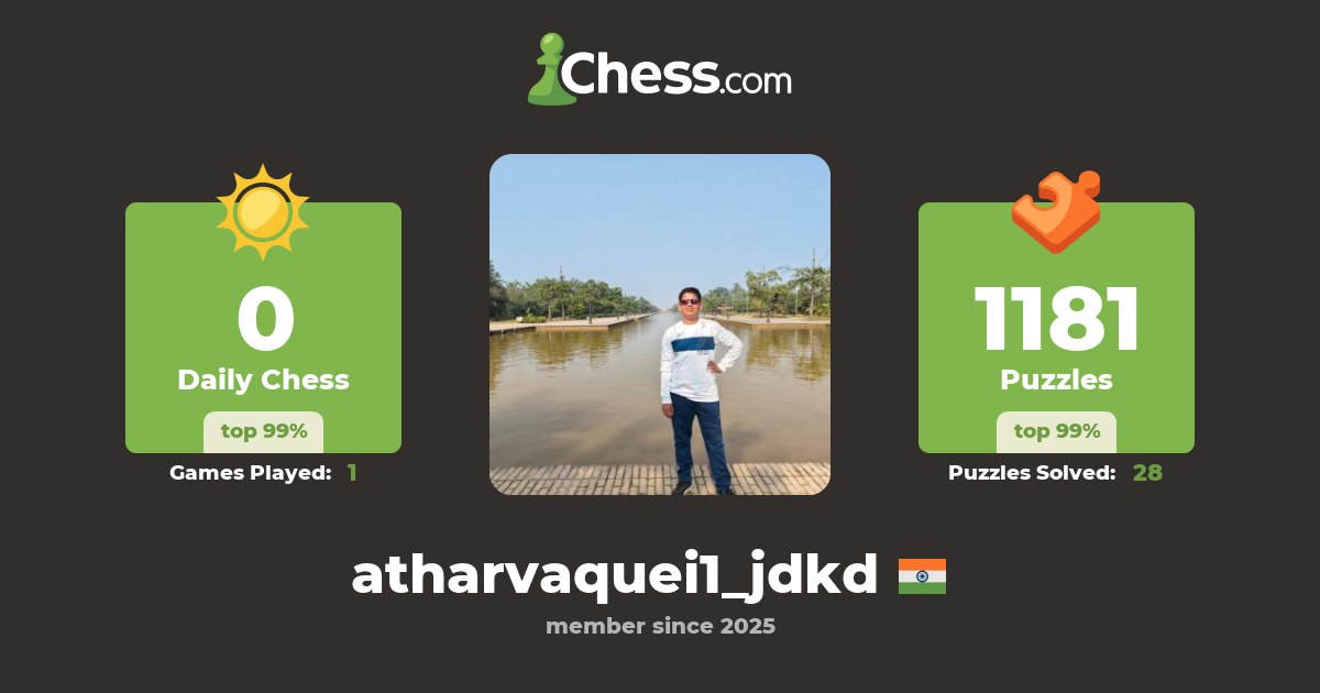 Atharva Shukla 007 (atharvaquei1_jdkd) - Chess Profile - Chess.com