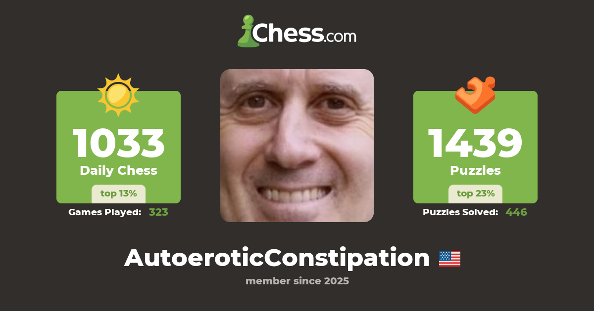 AutoeroticConstipation - Chess Profile - Chess.com