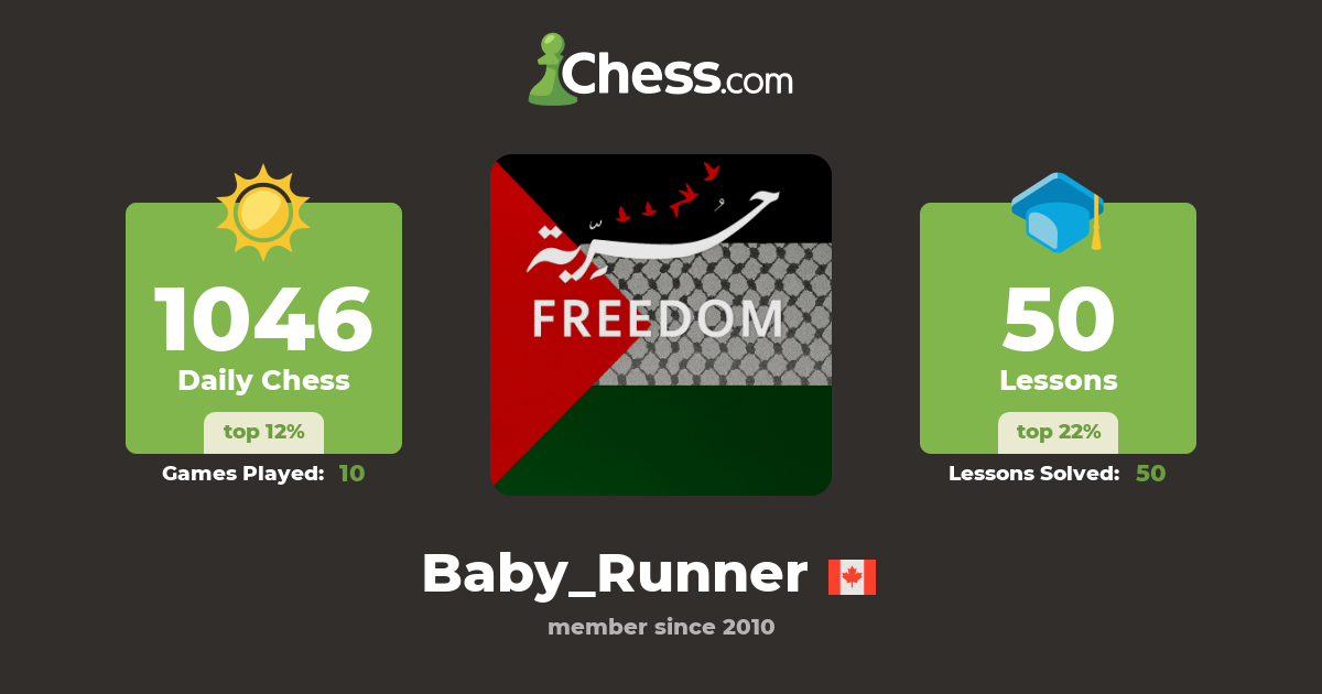 S H (Baby_Runner) - Chess Profile - Chess.com