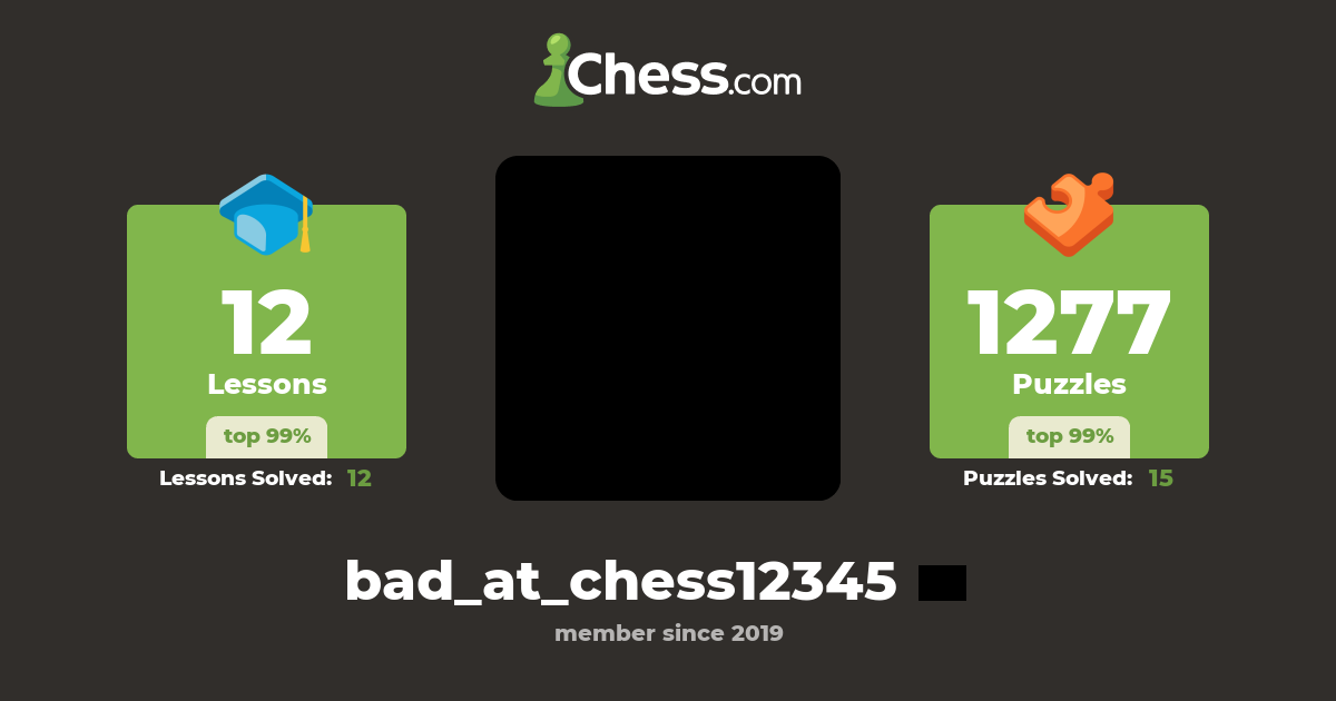 bad_at_chess12345 - Chess Profile - Chess.com