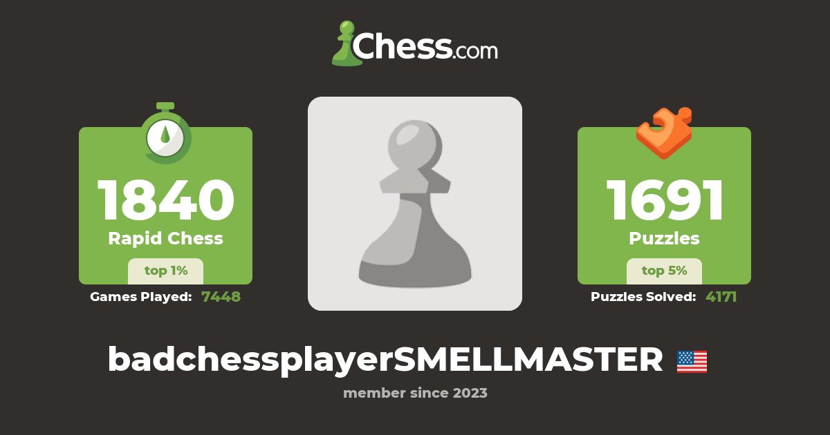 Matthew Senate (badchessplayerSMELLMASTER) - Chess Profile - Chess.com