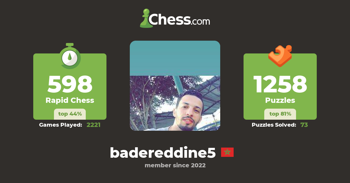Bader Eddine (badereddine5) - Chess Profile - Chess.com