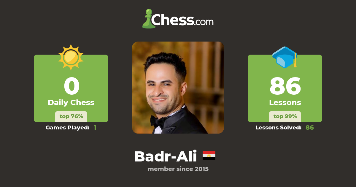 Badr Ali (Badr-Ali) - Chess Profile - Chess.com