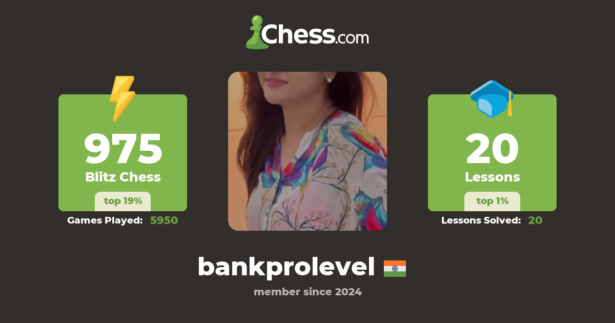 Prem Gautam (bankprolevel) - Chess Profile - Chess.com