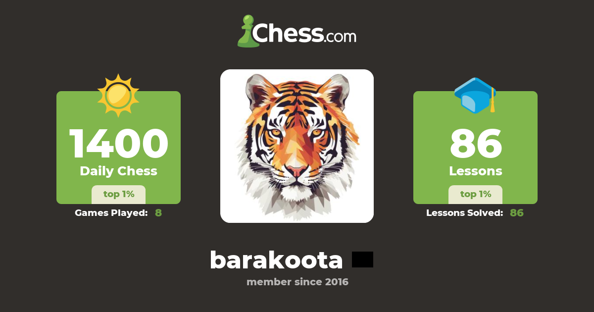 IBRAHIM BARAKAT (barakoota) - Chess Profile - Chess.com
