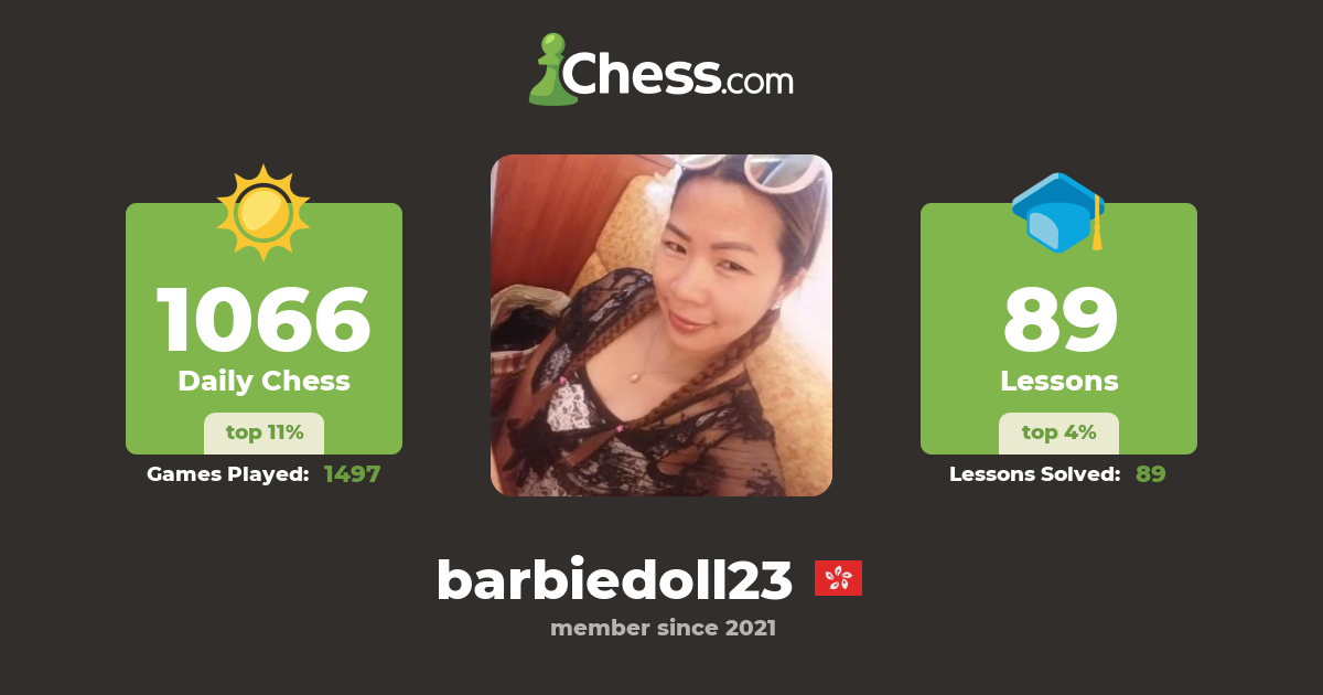 agnes del rosario (barbiedoll23) - Chess Profile - Chess.com