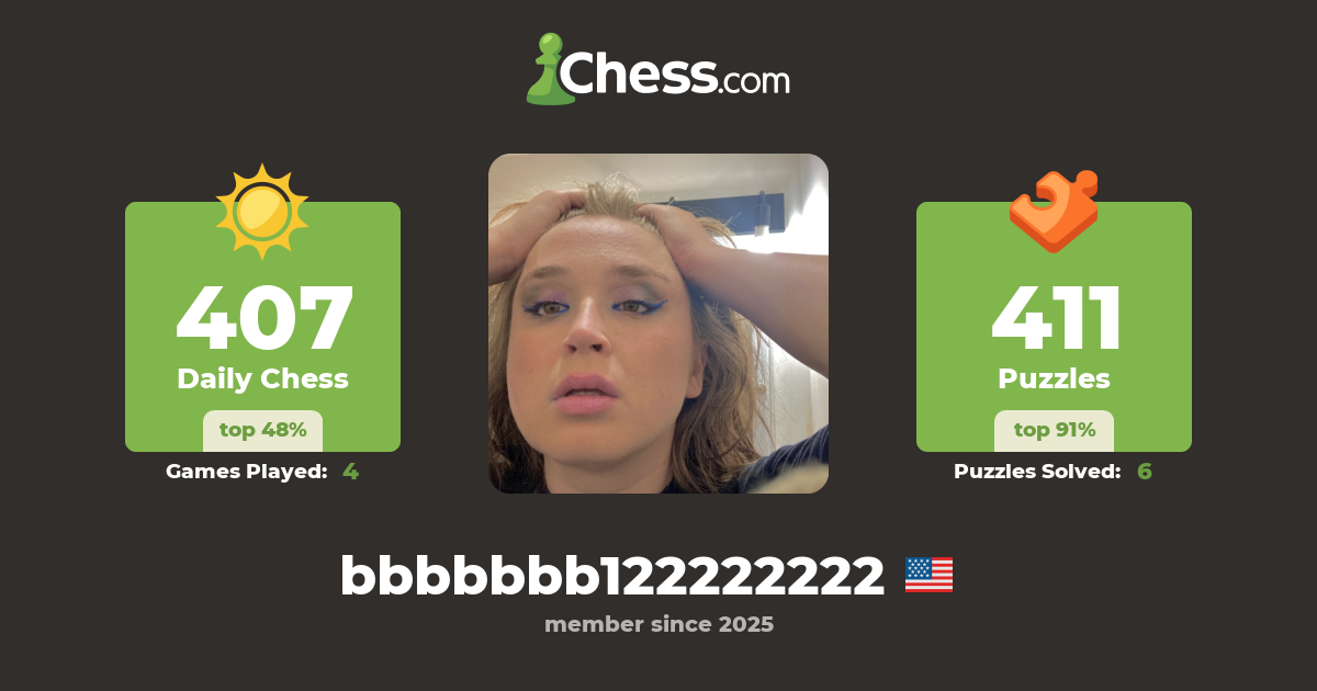 bbbbbbb122222222 - Chess Profile - Chess.com