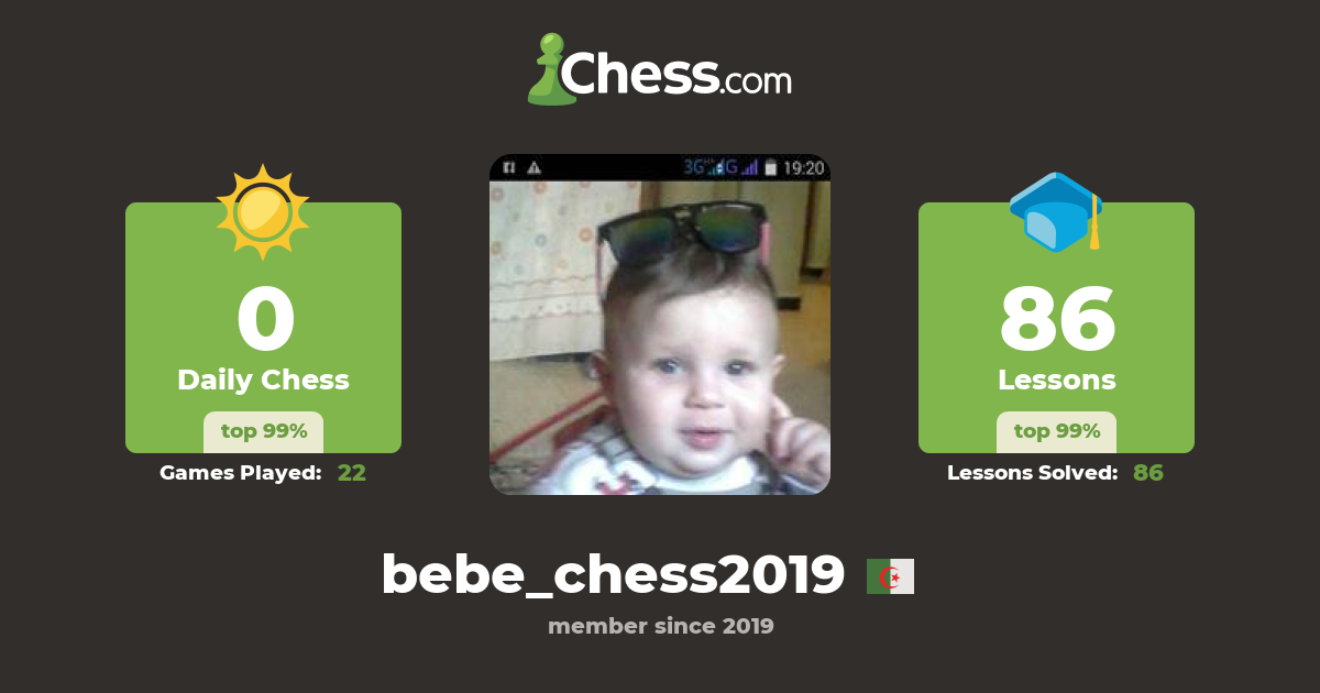 ام عبد الرحمان (bebe_chess2019) - Chess Profile - Chess.com