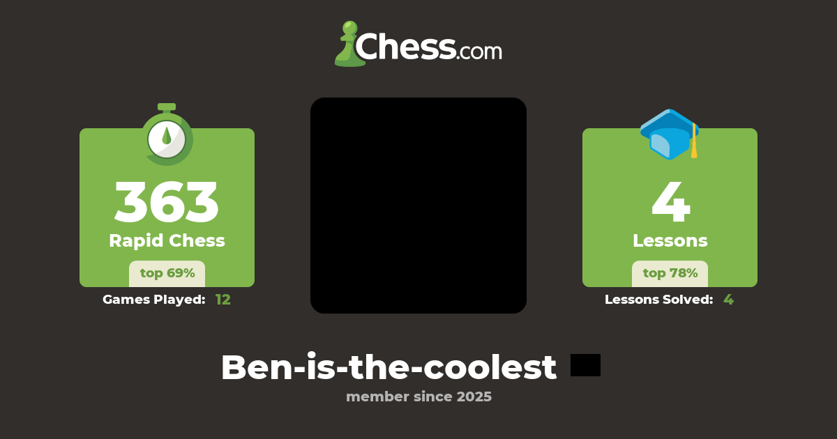 Ben-is-the-coolest - Chess Profile - Chess.com